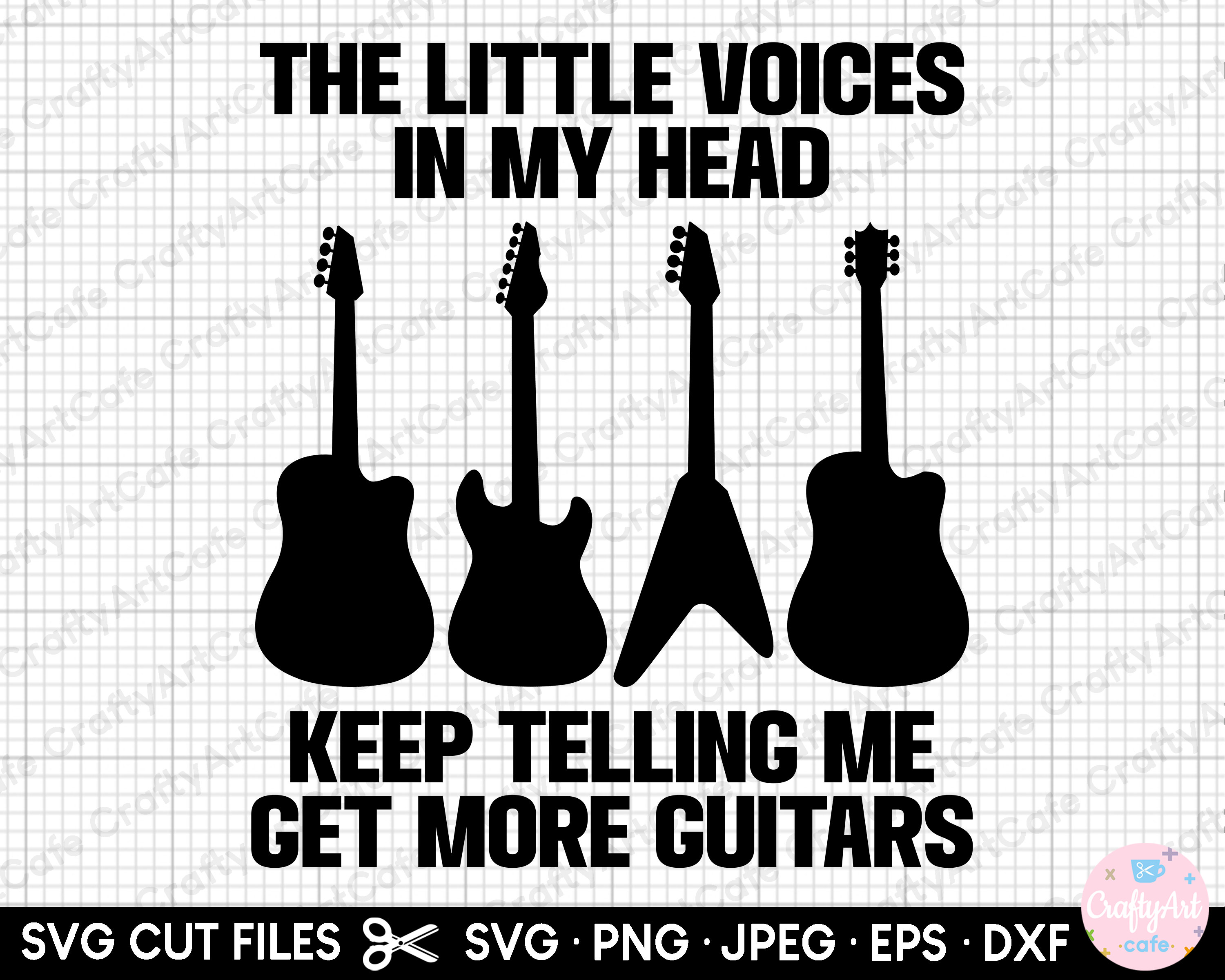 Guitar Player Svg for Cricut Commercial Use Guitar Player Shirt Design ...