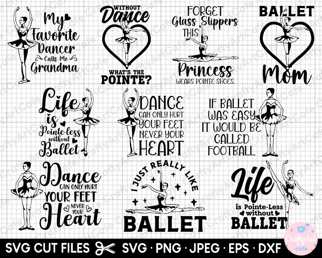 Ballet Svg Bundle Ballet Png Bundle Ballet Svg Cricut Cut File Shirt ...