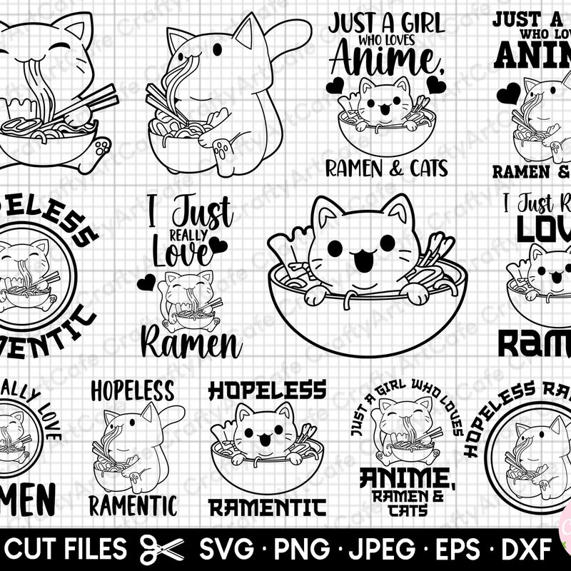 Ramen Svg - Etsy