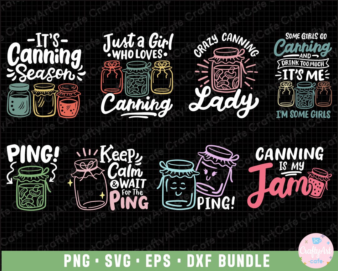 Canning Png Canning Svg Canning Png Bundle Sublimination Commercial Use ...
