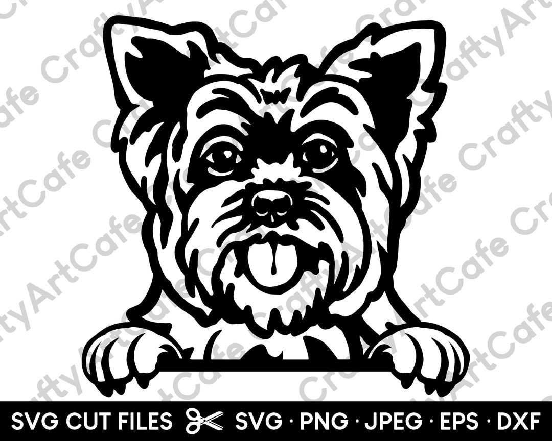 Yorkshire Terrier Svg Files for Cricut Commercial Use - Etsy