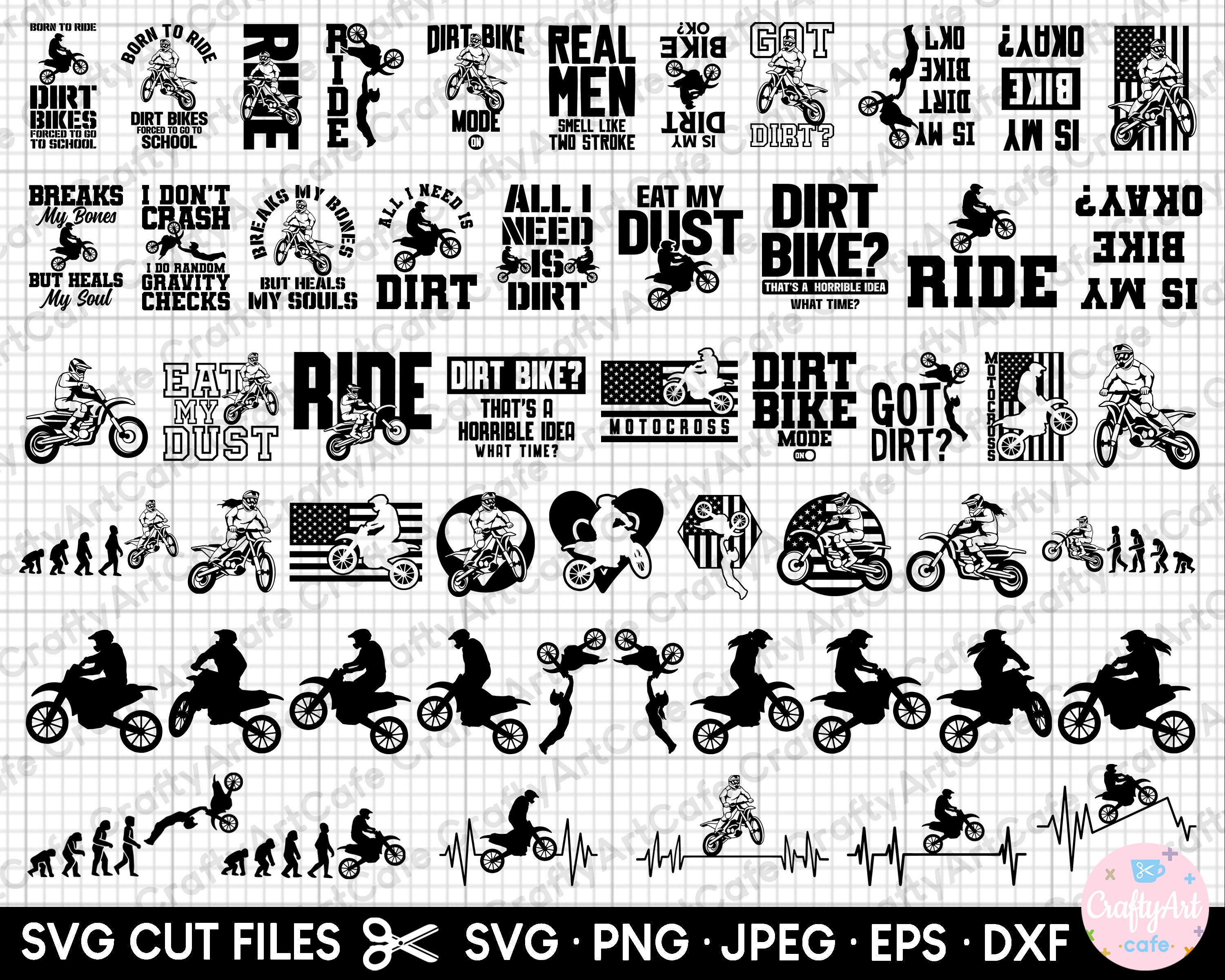 Motocross Svg Bundle Motocross Png Bundle Motocross Svg Files Cricut ...