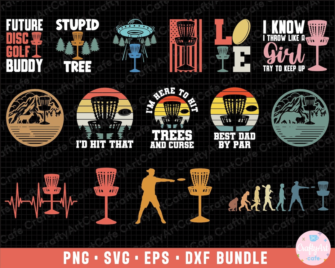 Disc Golf Png Disc Golf Svg Disc Golf Png Bundle Sublimination ...