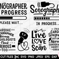 Ultrasound Bundle Svg, Ultrasound Heartbit Svg, Ultrasound Probe ...