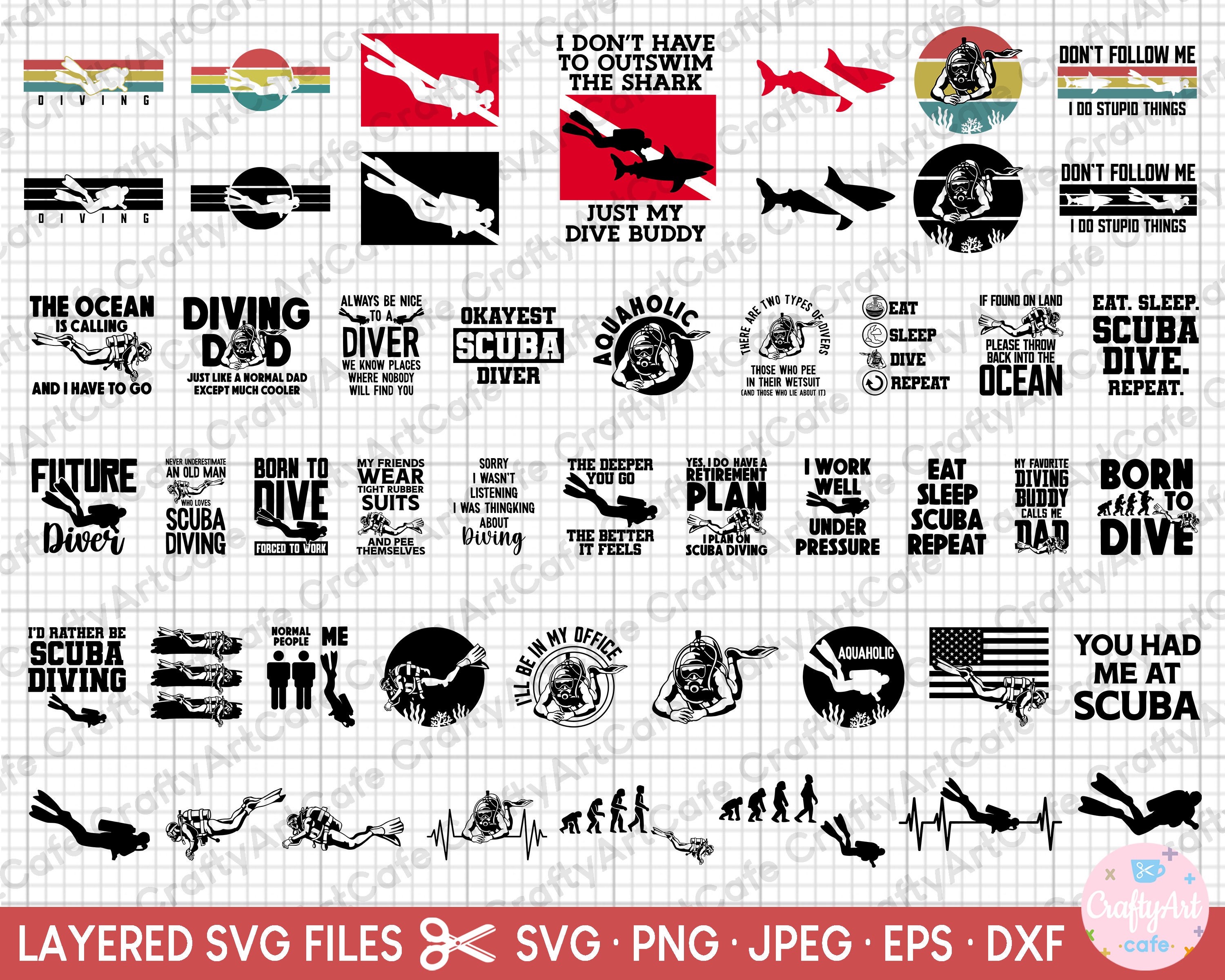 Scuba Diving Svg Bundle Scuba Diving Png Bundle Scuba Diver - Etsy ...