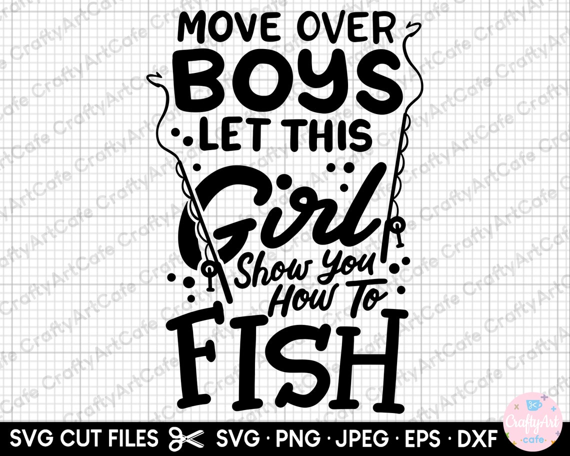 Fishing Svg Cricut for Girls Women Fisher Girl Fishing Girl Svg Png Cut ...