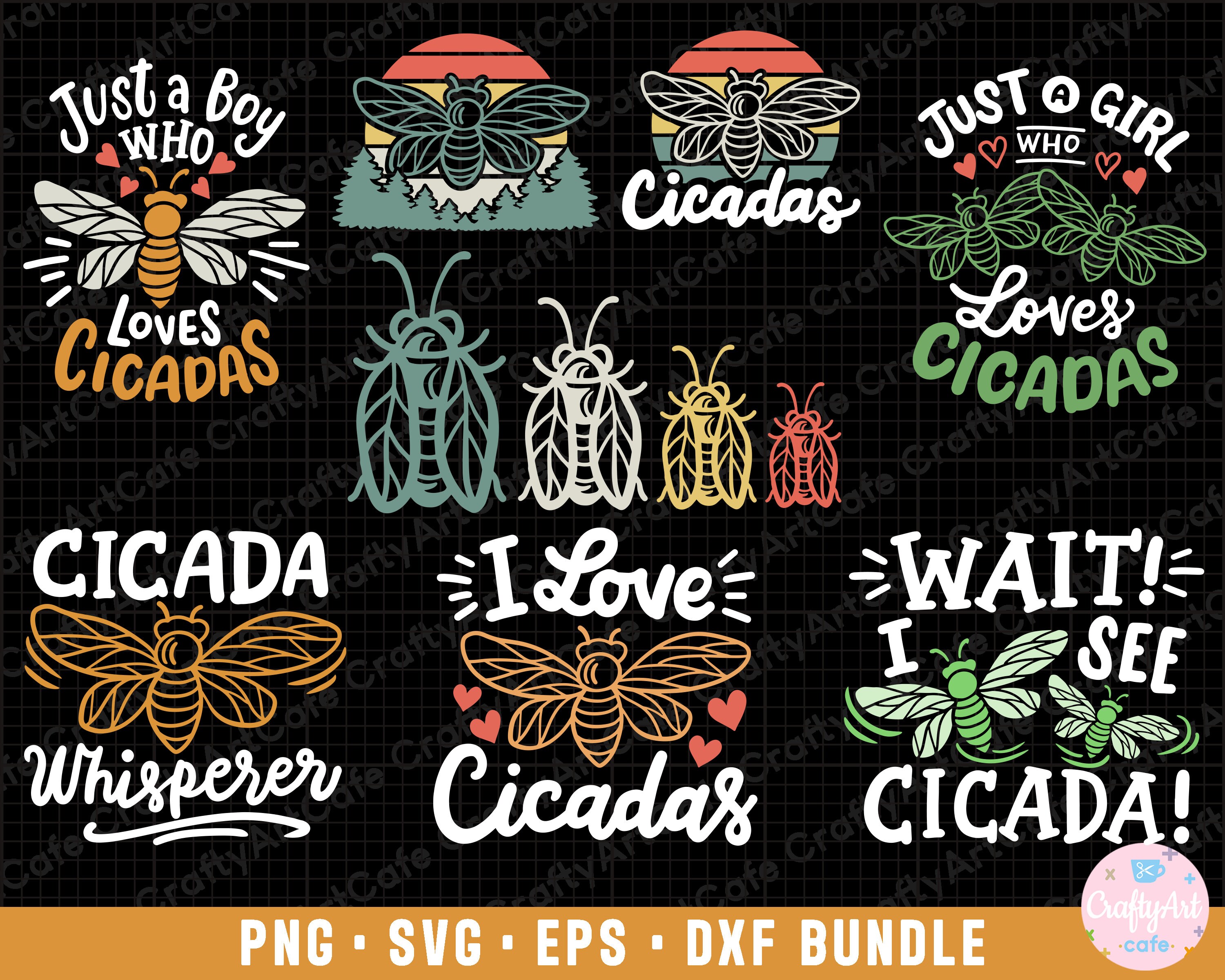 Cicada Png Cicada Svg Cicada Png Bundle Sublimination Commercial Use ...