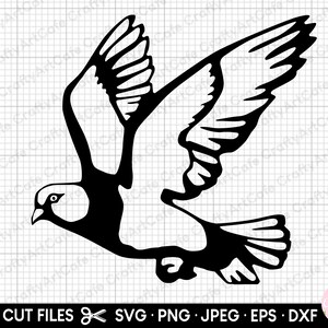 Pigeon Svg Pigeon Png Pigeon Clipart Pigeon Vector File Free Commercial ...