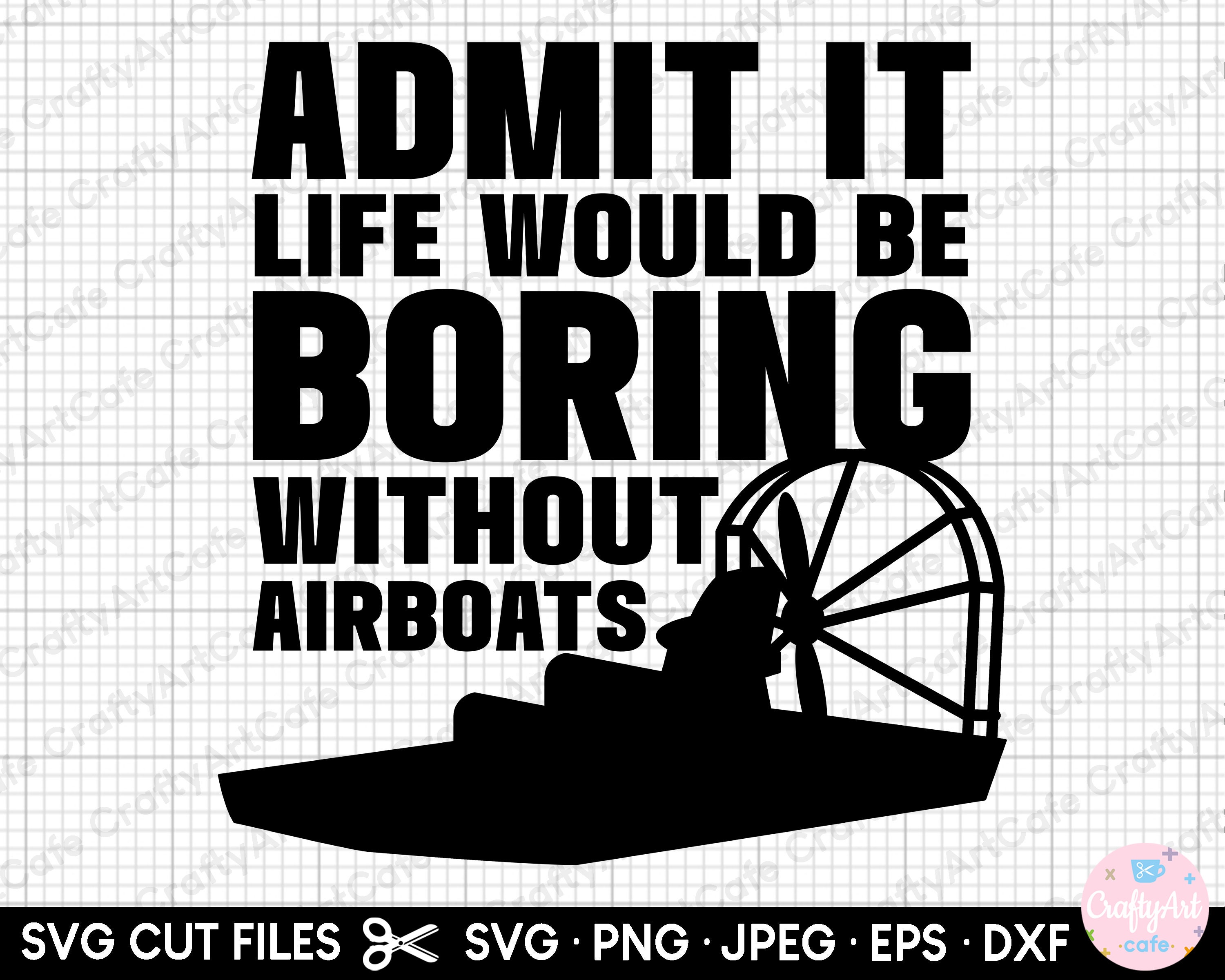 Airboat Svg Png - Etsy