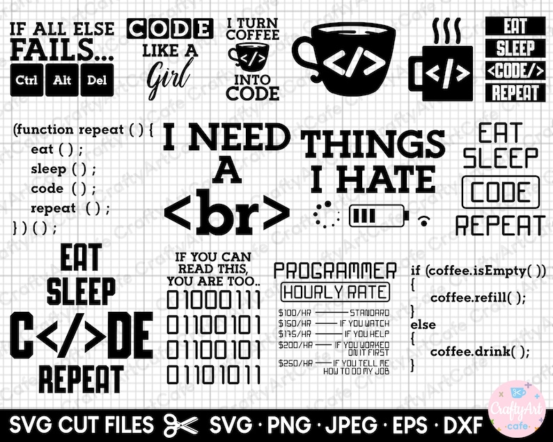 Coding Svg Coding Png Programmer Svg Programmer Png - Etsy