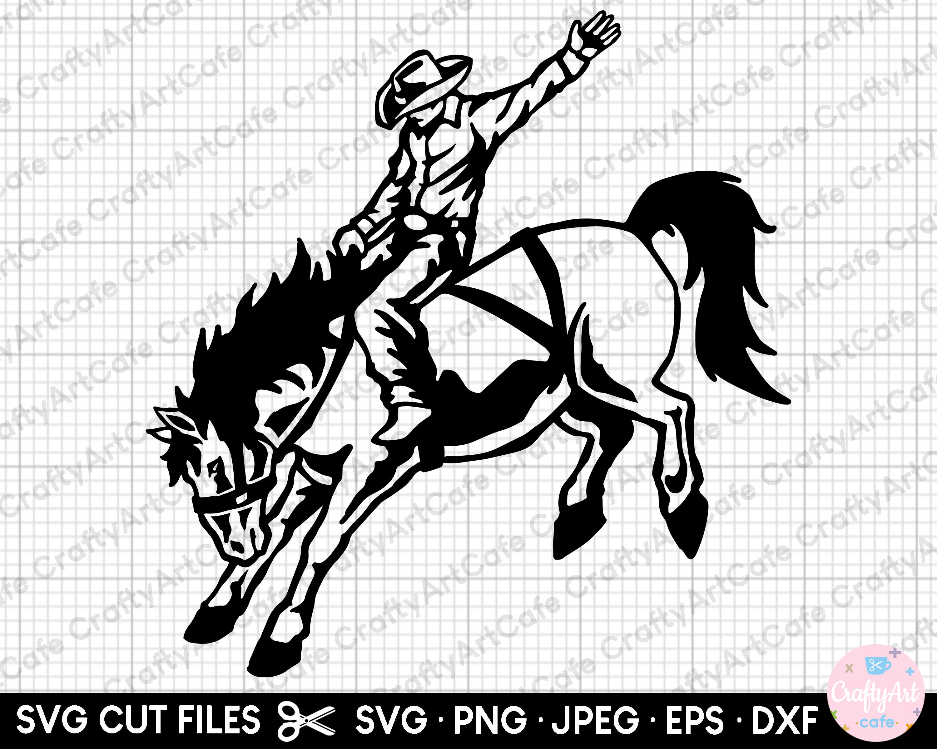 Rodeo Rider svg Rodeo Rider png Rodeo Rider Clipart kommerzielle ...