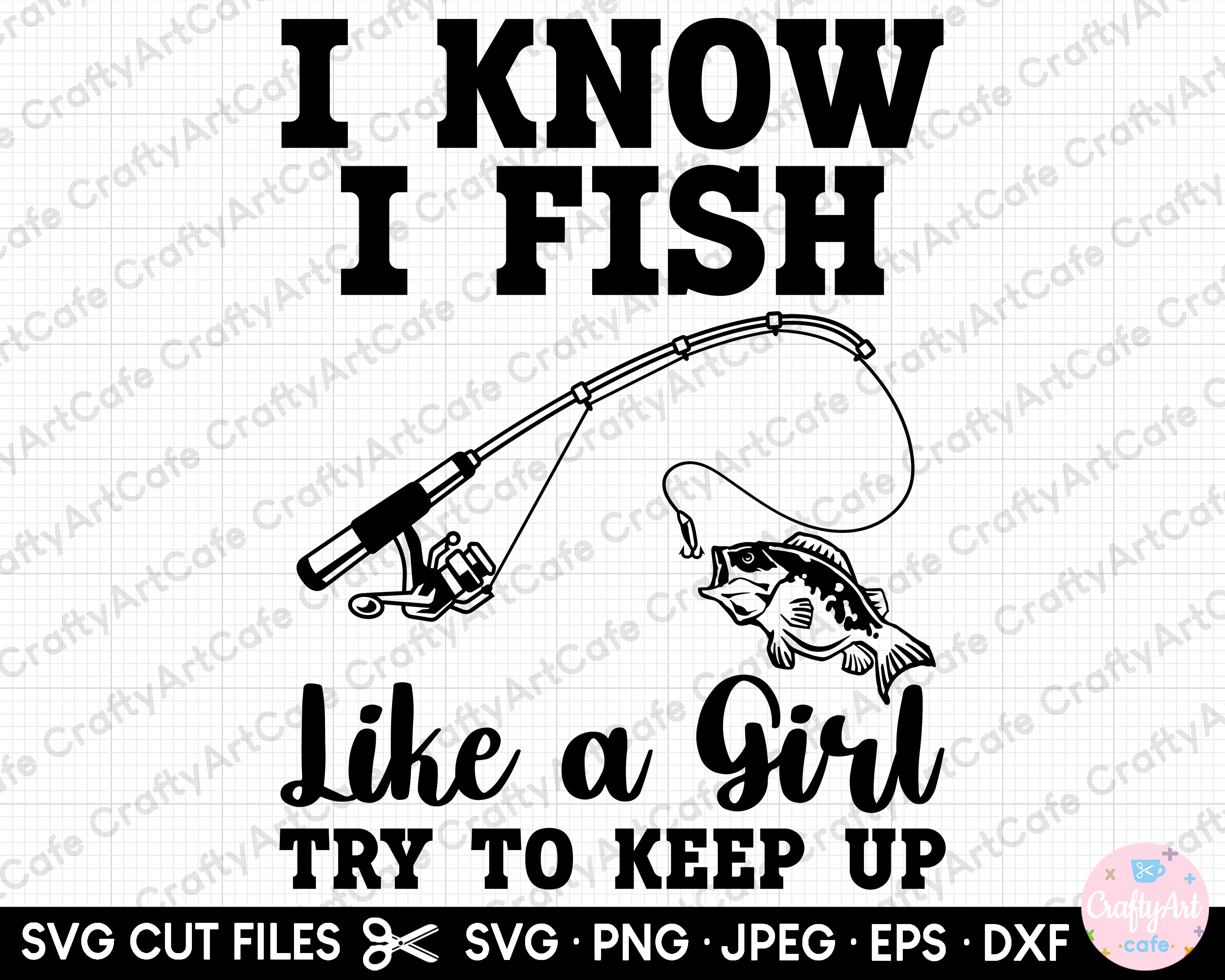 Fishing Girl Svg, Fisher Girl, Fishing Png, Commercial Use, for Girls ...