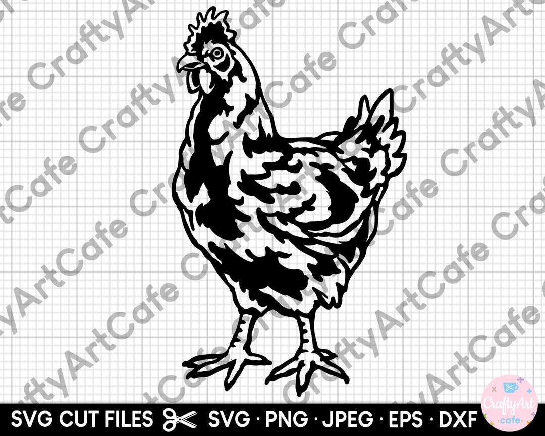 Chicken Svg for Cricut Chicken Silhouette Chicken Vector Chicken ...