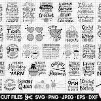 Crochet Svg - Etsy