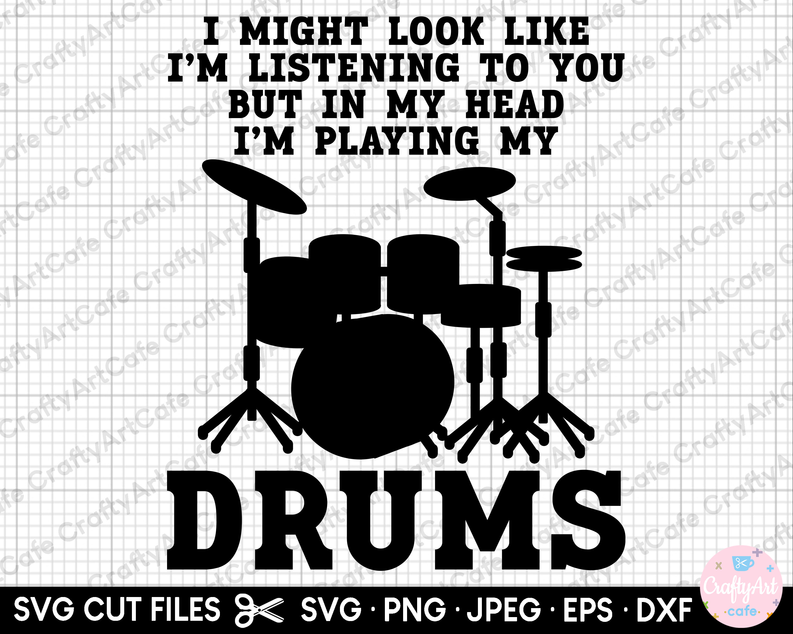 Drummer Png Drummer Svg Drummer Eps Drummer Dxf Drummer Svg File Cricut ...