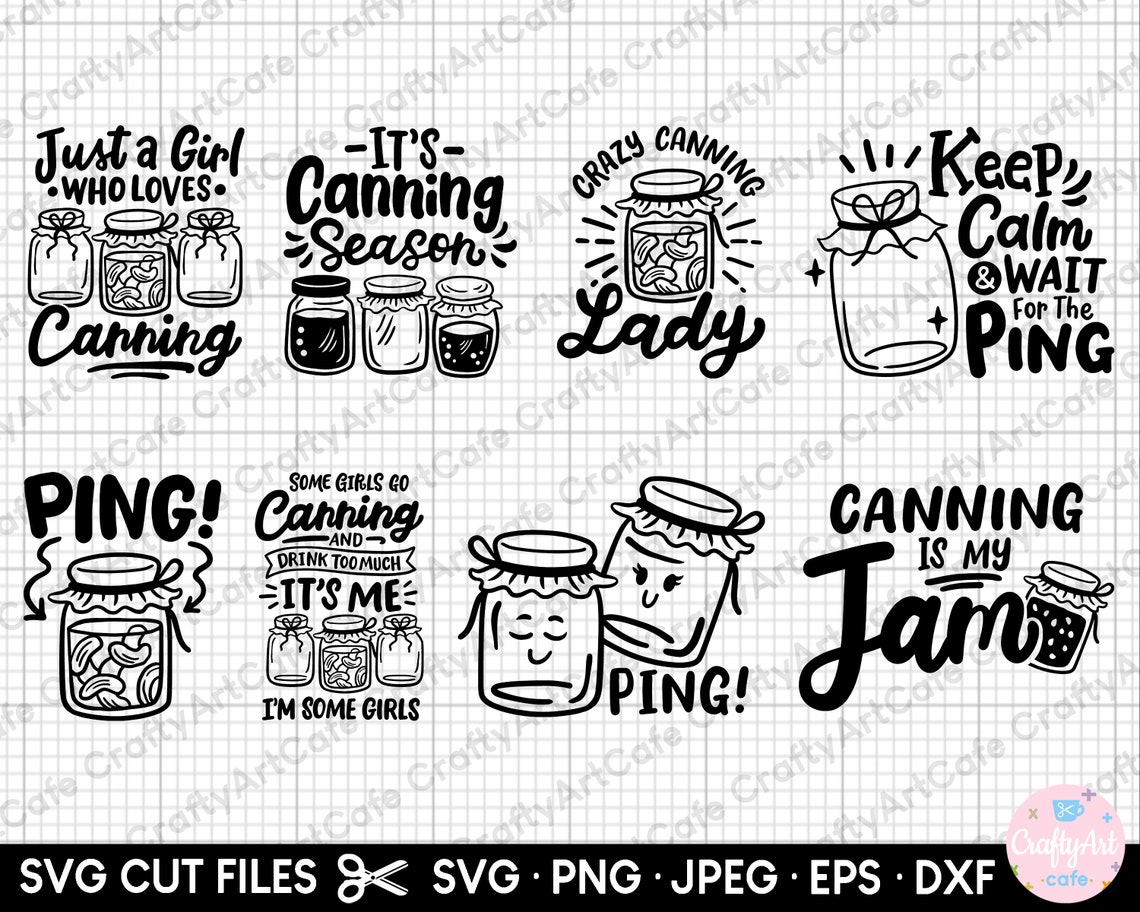 Canning Svg Bundle Canning Png Bundle Canning Season Design Canning Svg ...