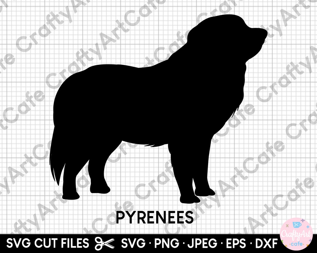 Pyrenees Silhouette Svg Cut File - Etsy