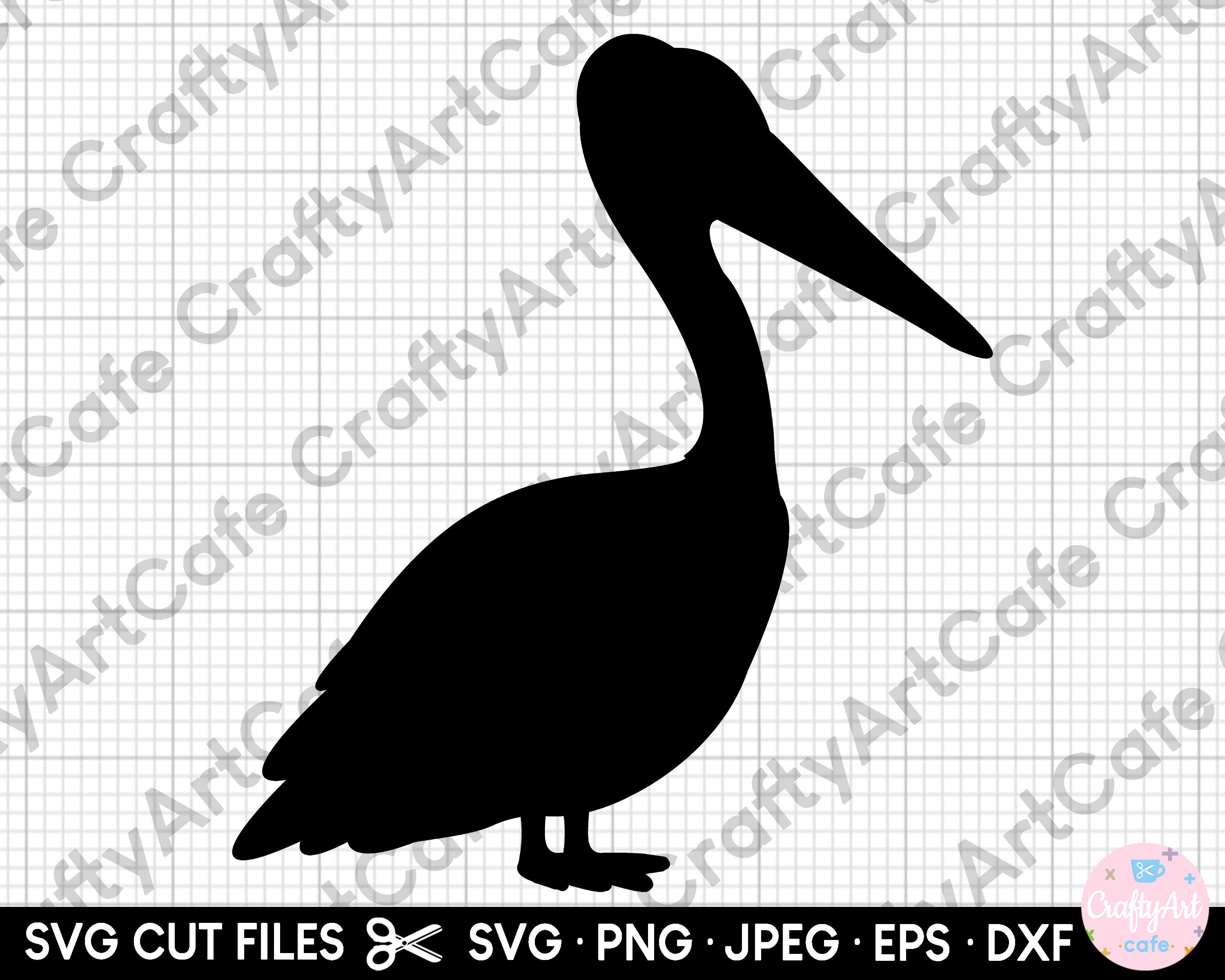 Pelican Silhouette Svg Pelican Silhouette Png Pelican Clipart - Etsy