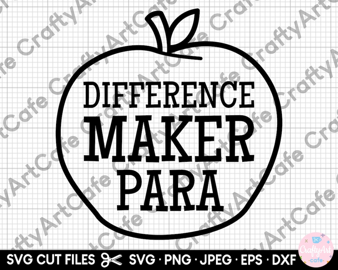 Para Svg Paraprofessional Svg Png Eps Dxf Cricut - Etsy