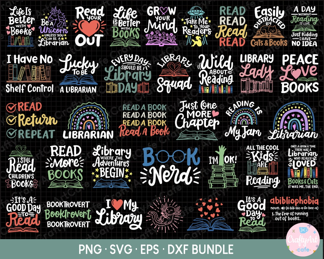 Librarian Png Librarian Svg Librarian Png Bundle Sublimination Free ...