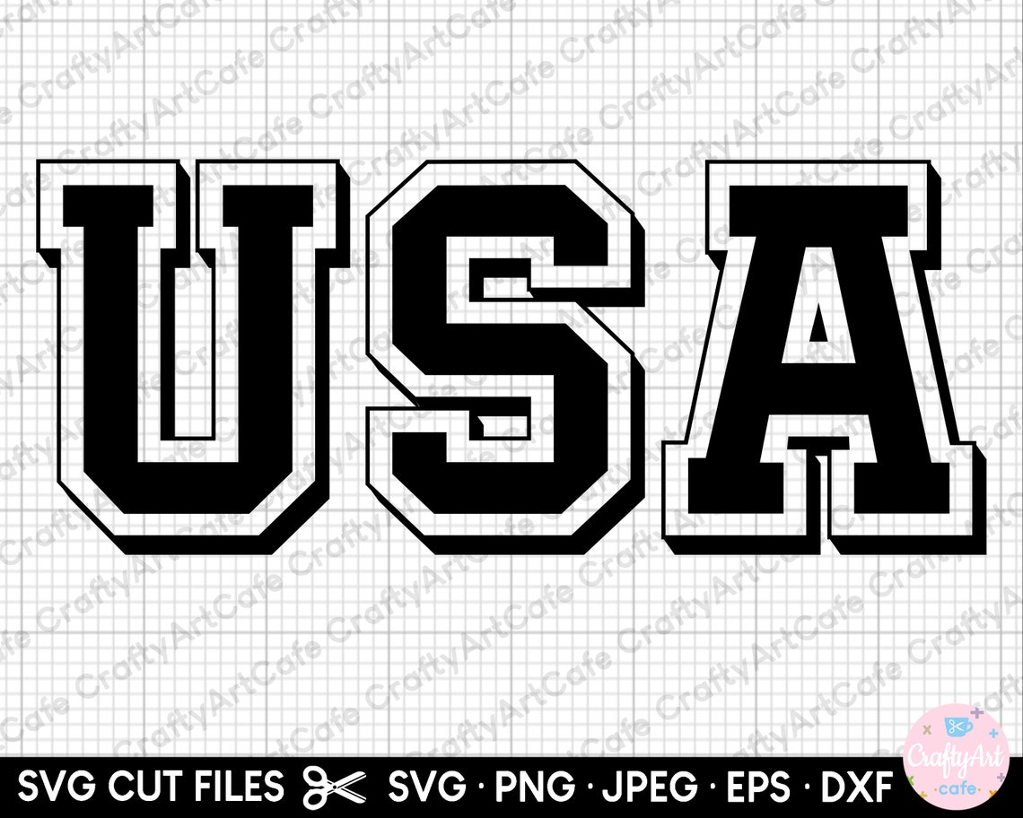Usa Svg Usa Png - Etsy
