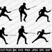 Fencing Svg, Fencing Silhouette, Fencing Png, Fencer Svg, Fencer ...