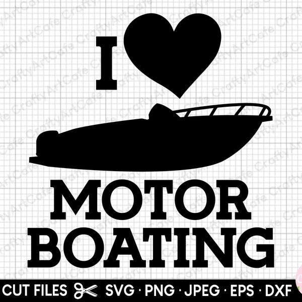 I Love Motorboating Etsy