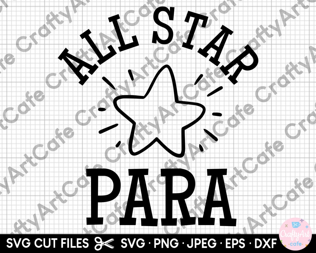 Para Svg Paraprofessional Svg Png Eps Dxf Cricut - Etsy
