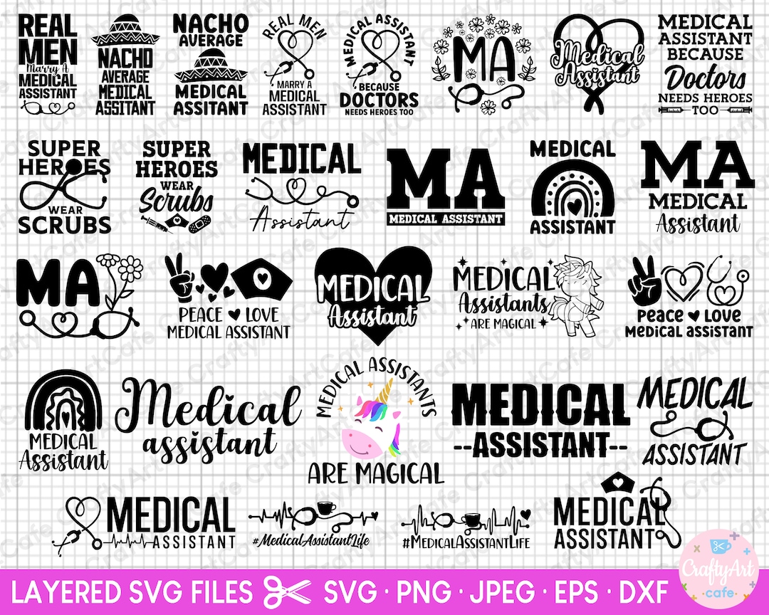 Medical Assistant Svg Bundle Ma Svg Bundle Medical Assistant Png Bundle ...