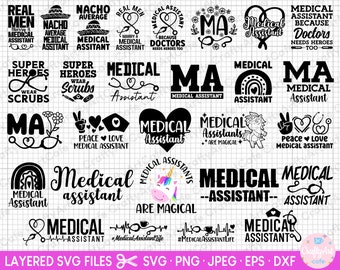 Medical Assistant Svg Bundle Ma Svg Bundle Medical Assistant Png Bundle ...