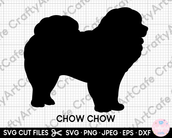 Chow Chow Silhouette Svg Cut File Png Clip Art | Etsy