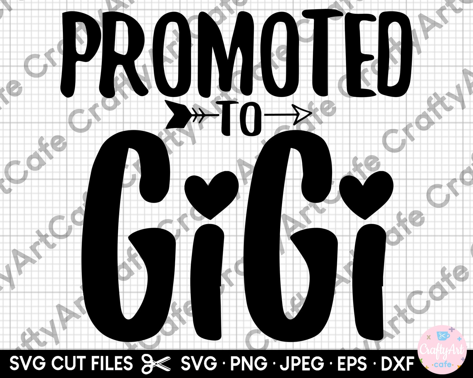 Gigi Svg Gigi Png Promoted to Gigi - Etsy