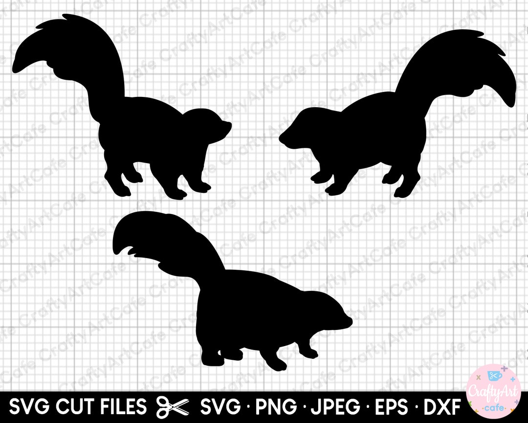 Skunk Silhouette Svg Png - Etsy