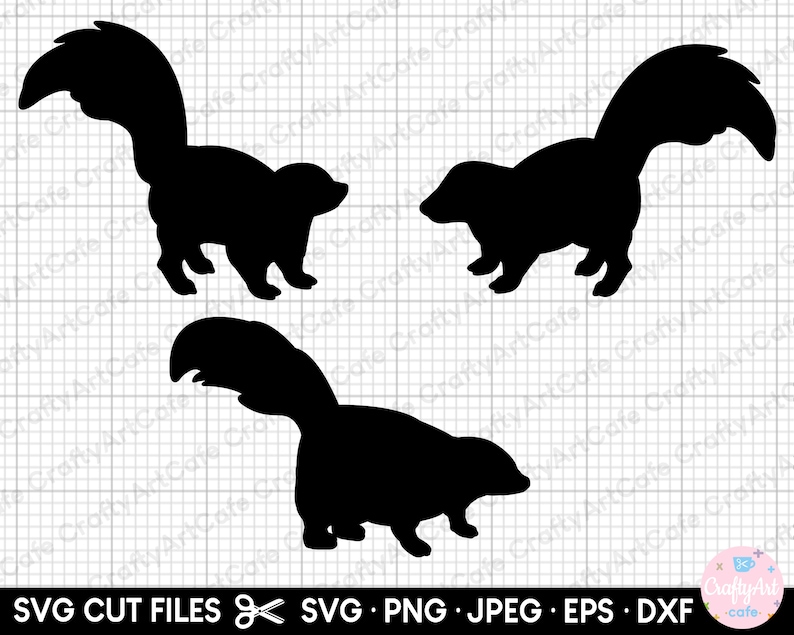 Skunk Silhouette Svg Png - Etsy