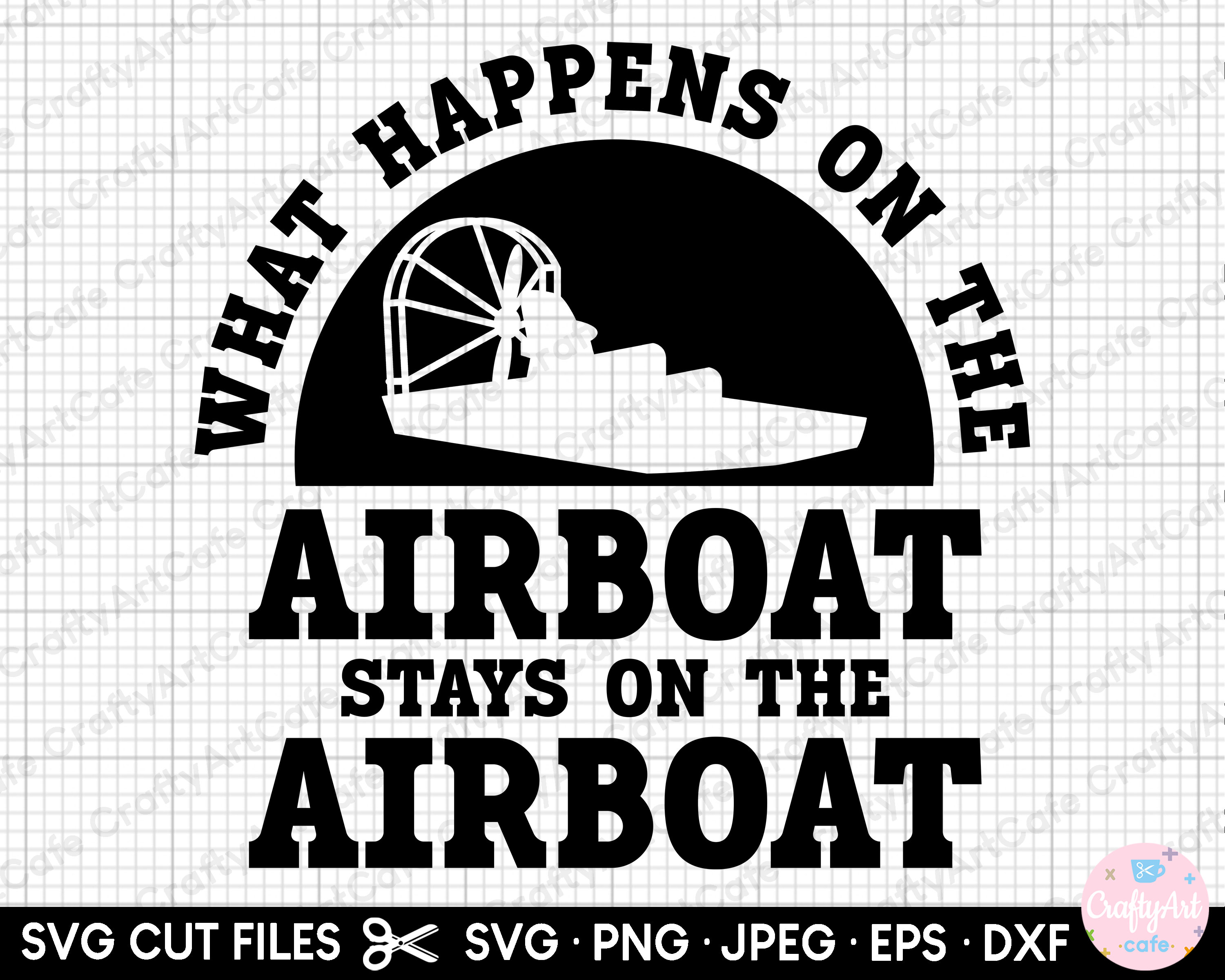 Airboat Svg File for Cricut - Etsy