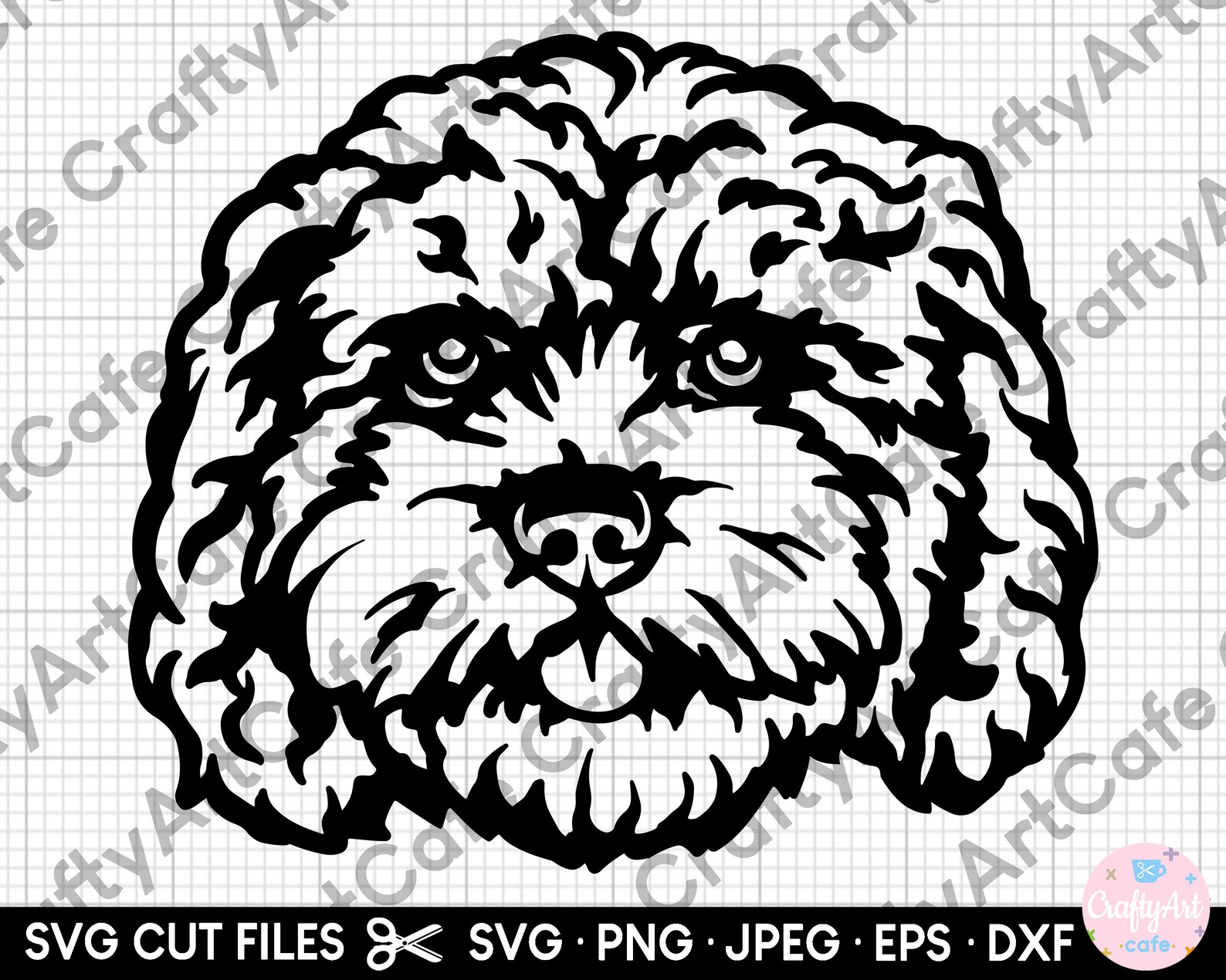 Cockapoo Head Svg for Cricut Cockapoo Png Silhouette - Etsy Australia