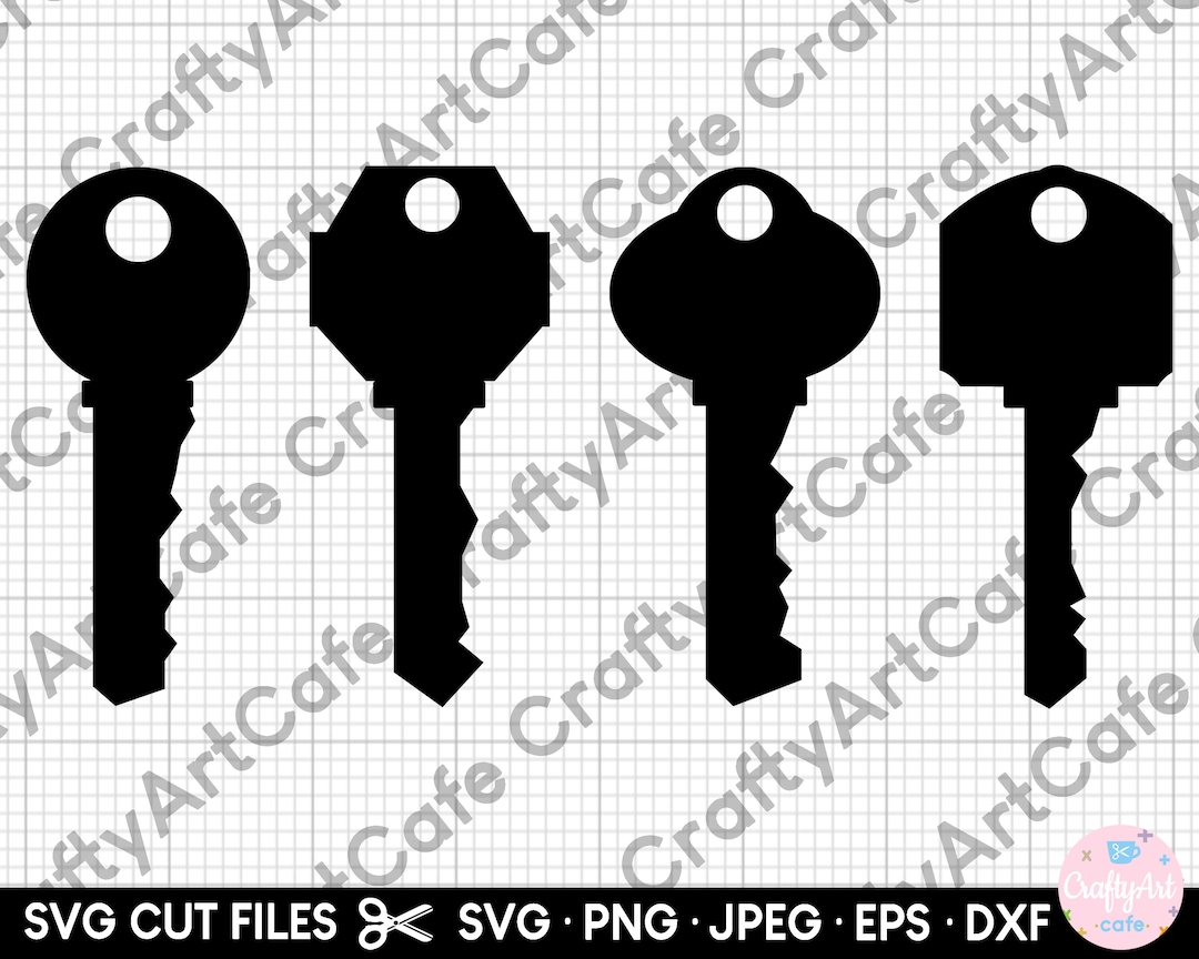 Key Silhouettes Svg House Key Svg Key Bundle Png Eps Dxf Jpeg - Etsy