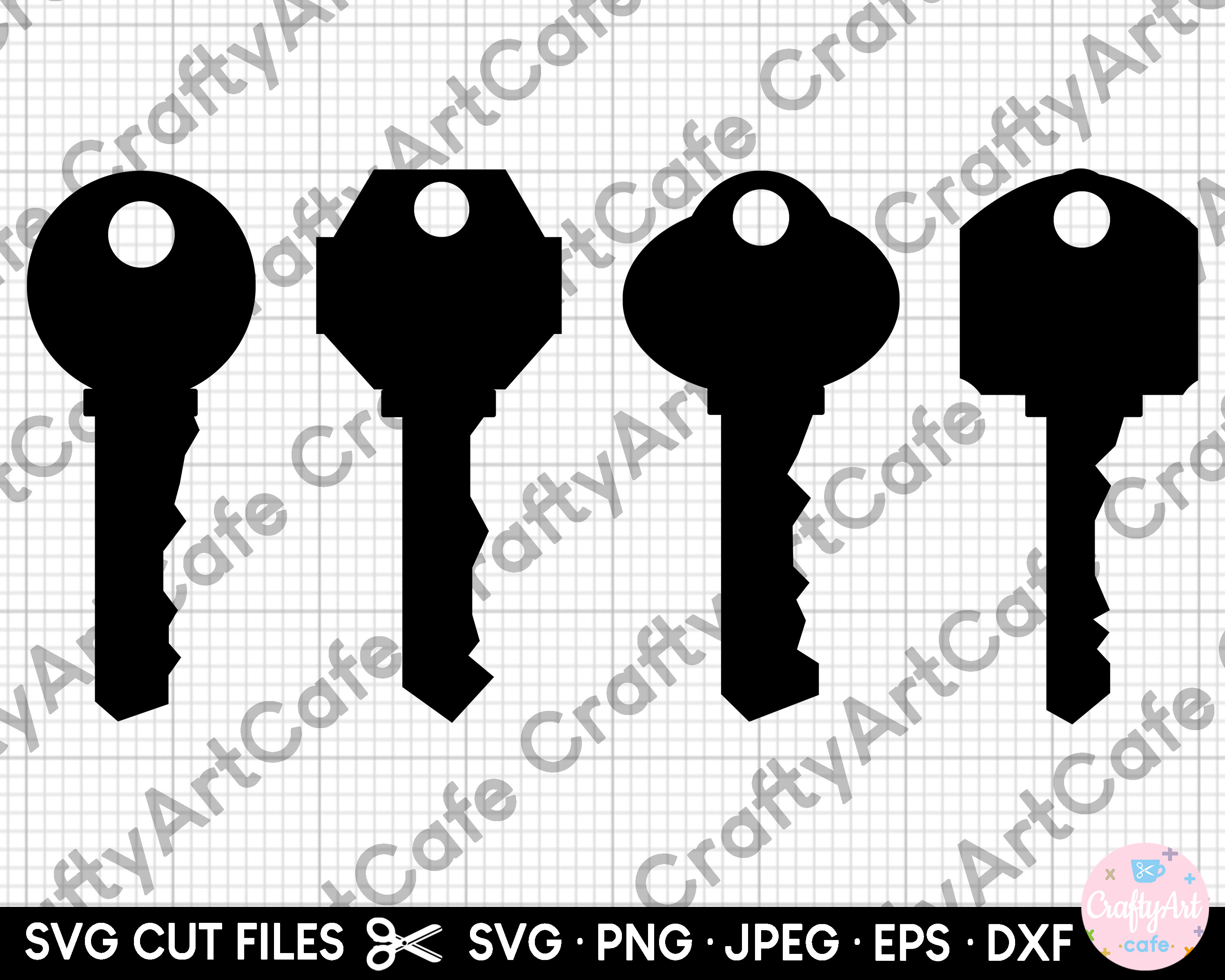 Key Silhouettes Svg House Key Svg Key Bundle Png Eps Dxf Jpeg - Etsy