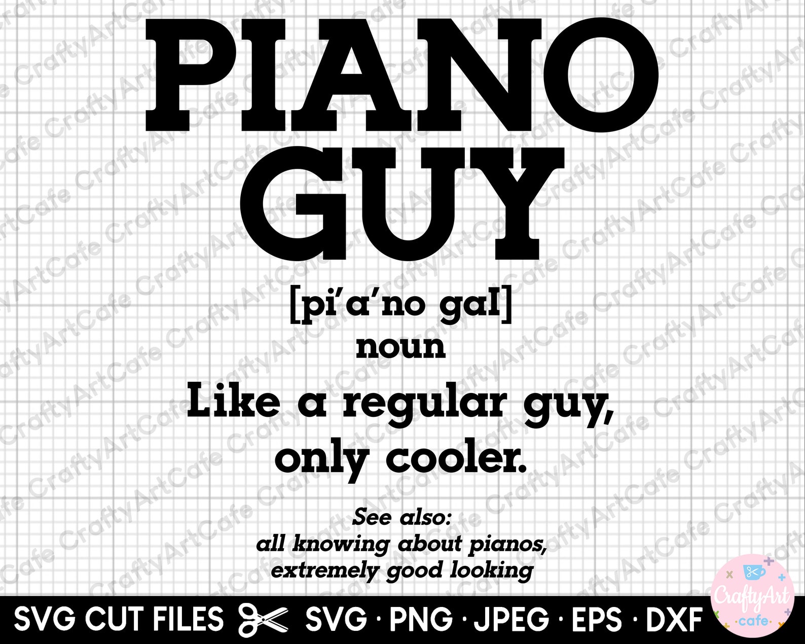 Piano Svg for Cricut Piano Png Piano Player Svg Piano Player Png ...