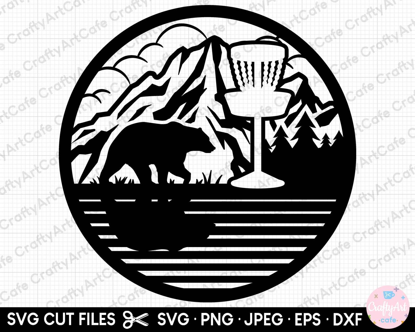 Disc Golf Svg Disc Golf Png Disc Golf Cut File Cricut Disc Golf Design ...