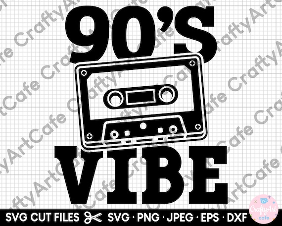 90s Svg 90s Png 90s Cassette Svg for Cricut Shirts Commercial | Etsy ...