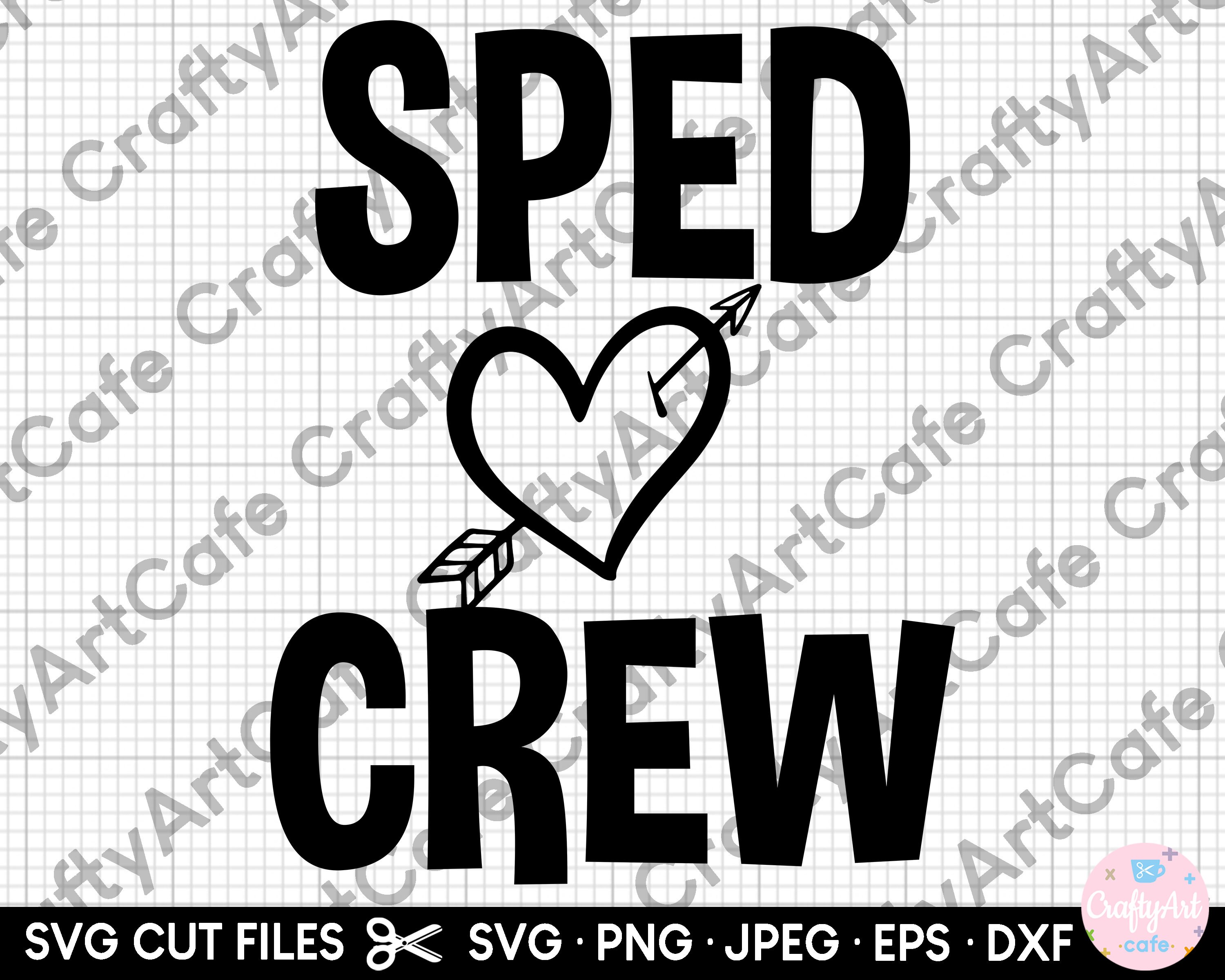 Sped Crew Svg Sped Teacher Svg Special Education Teacher Svg Png Jpg ...