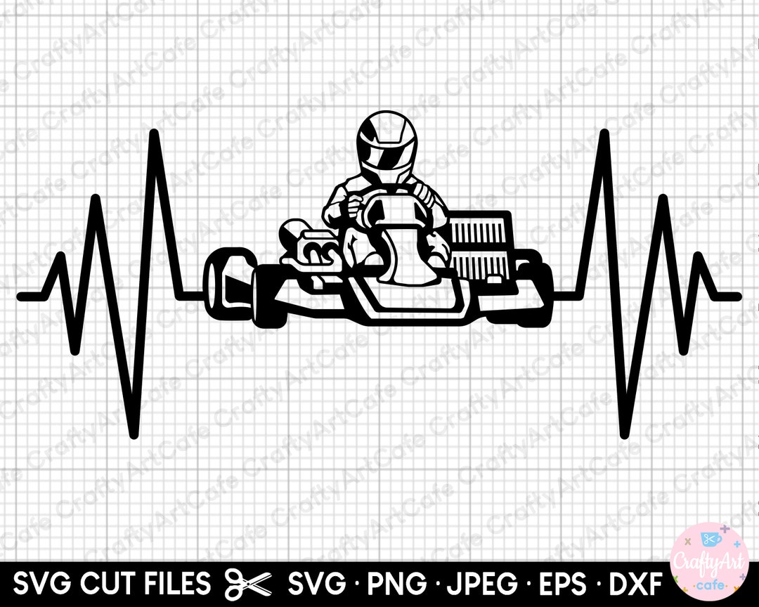 Kart Racing Svg Png Cricut - Etsy