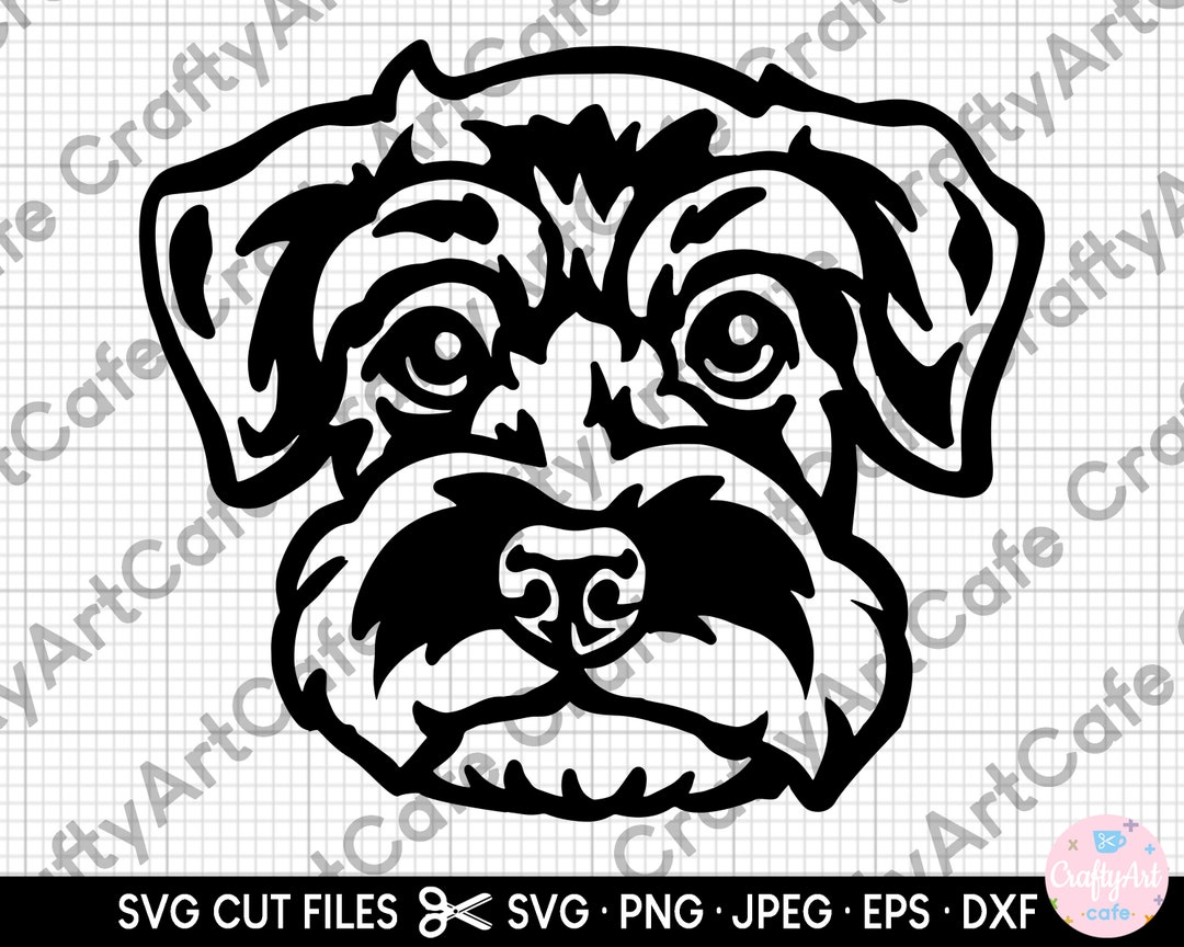 Schnauzer Svg - Etsy