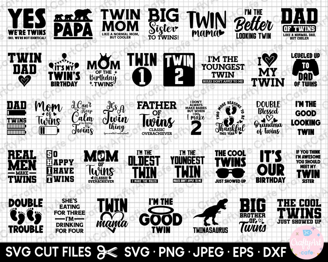 Twin Svg Bundle Twin Png Twins Svg Twins Png Twin Parents Svg Bundle ...