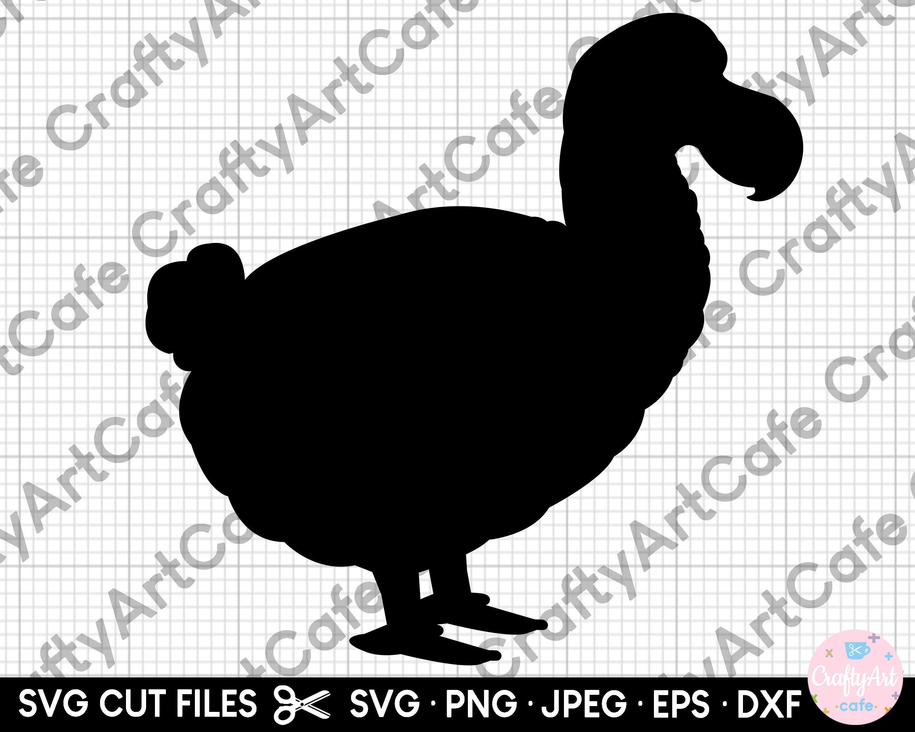 Dodo Silhouette Svg Dodo Silhouette Png Dodo Cut File for Cricut - Etsy