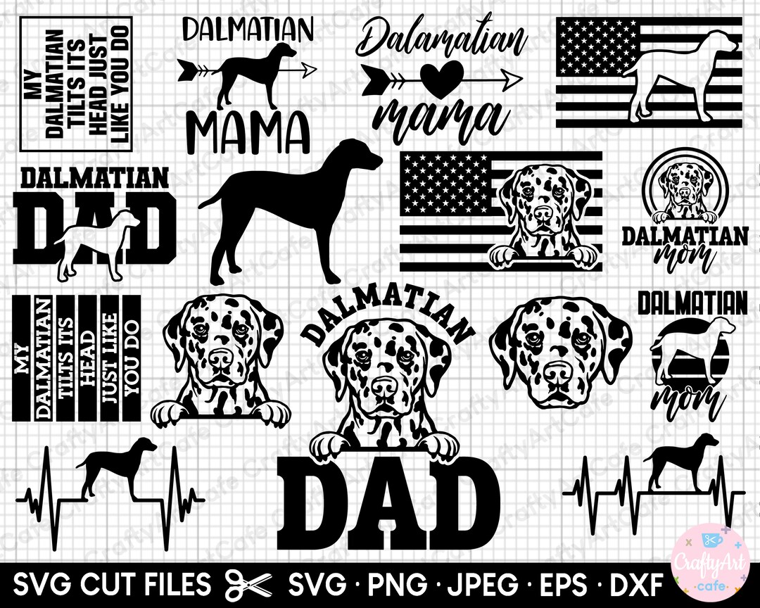 Dalmatian Svg Bundle Dalmatian Png Bundle Dalmatian Svg Cricut Shirt ...