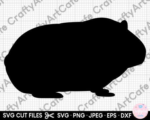 Hamster Silhouette Svg Hamster Silhouette Png Hamster Clipart | Etsy