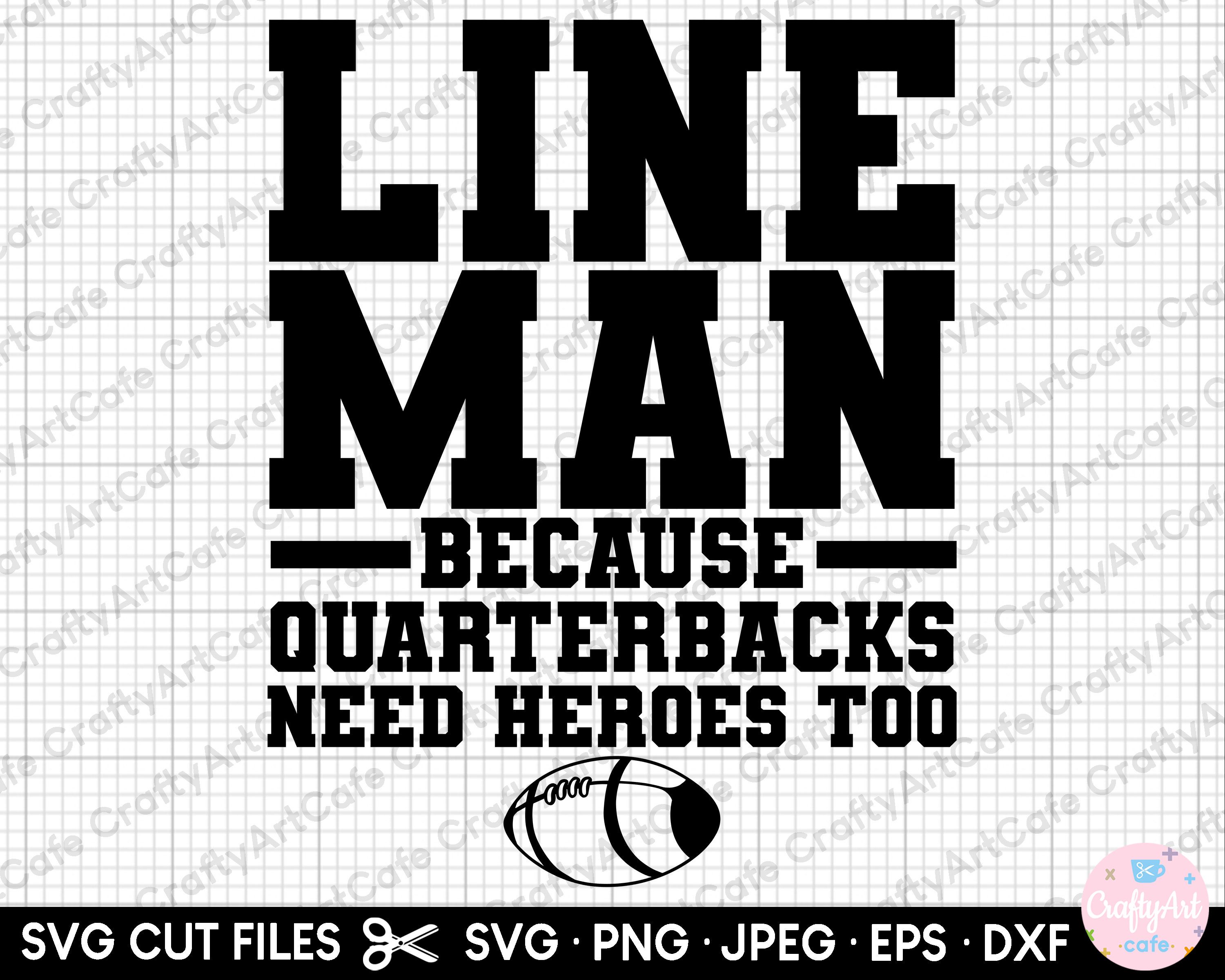 Lineman Svg Png American Football Svg Football Png for Cricut Cut Files ...