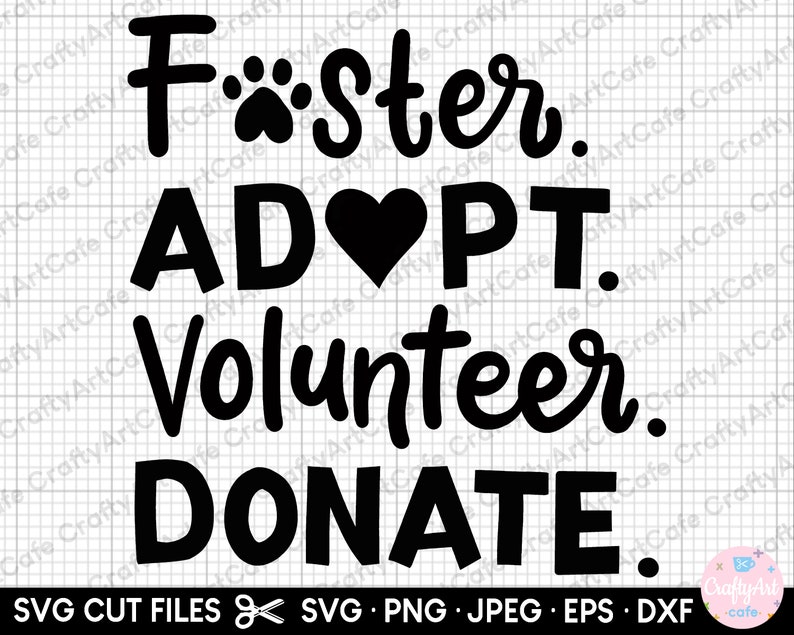 Animal Adoption Svg Png Pet Adoption Svg Png Foster Mom Dad Svg Png - Etsy